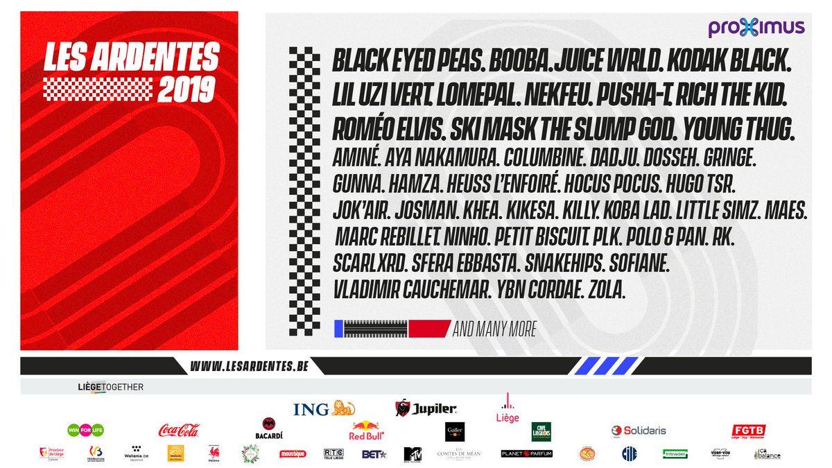 Programmation les Ardentes 2019 – Phenixwebtv.com